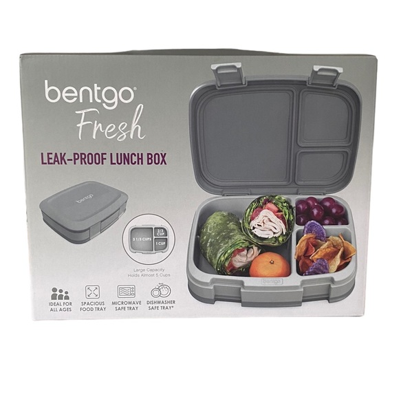 Bentgo | Dining | Nib Bentgo Fresh Leakproof Lunch Box Gray | Poshmark